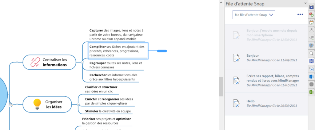 MindManager Snap et MindManager Go - MMD France